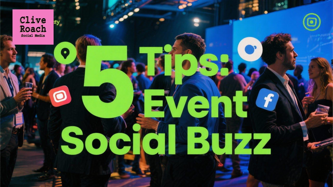 5 Tips For Enabling Social Buzz At Events - Clive Roach Social Media
