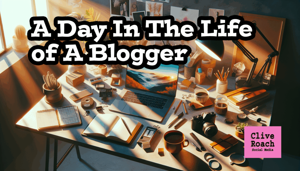 A Day In The Life of A Blogger - Clive Roach Social Media
