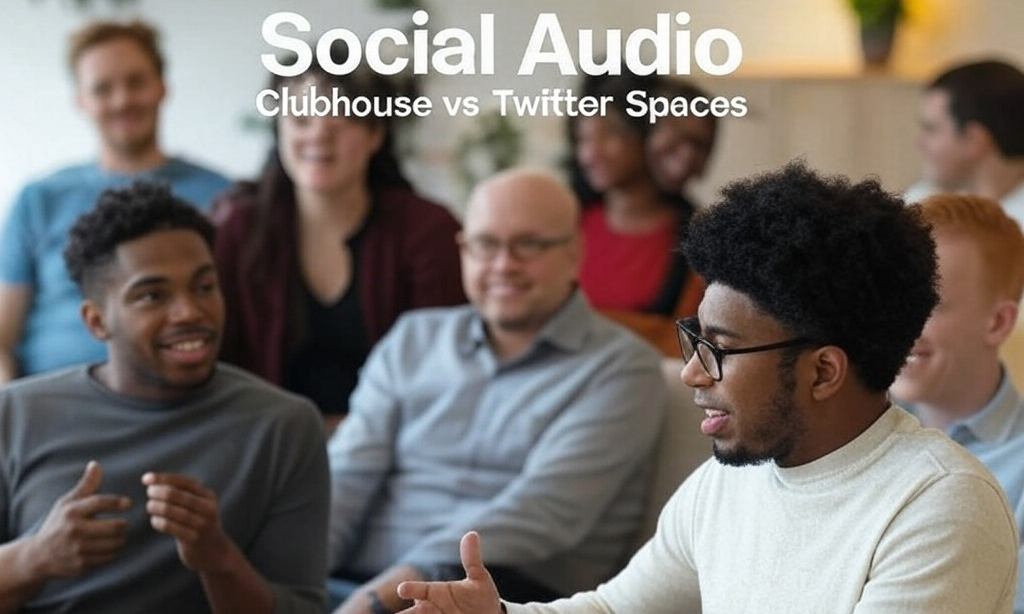 Clubhouse vs. Twitter Spaces (Infographic) - Clive Roach Social Media